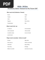 Future-Me Letter Template | PDF