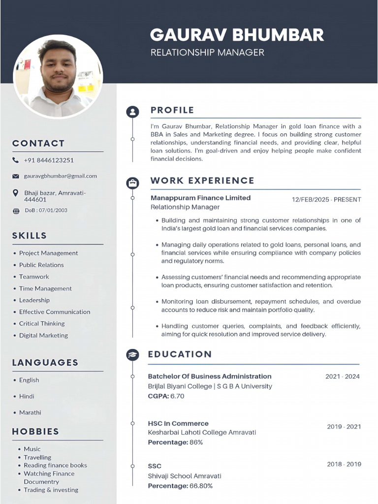 Gaurav Resume 2025 | PDF