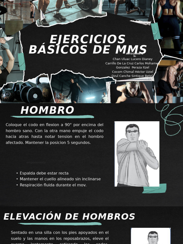 Ejercicios Básicos de Mms | PDF | Codo | Hombro