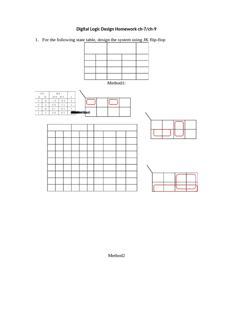 Digital Logic Design: Flip-Flop Exercises | PDF