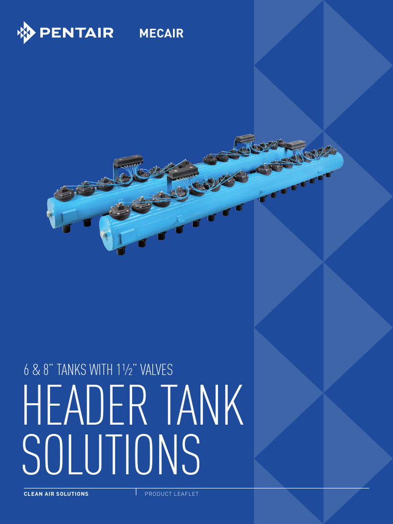 Pentair Mecair Header Tank Systems 6 8 Tanks With 15 Valves082020 1 ...