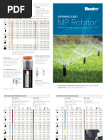 5000 Series MPR Nozzle Performance Chart | PDF | Precipitation ...