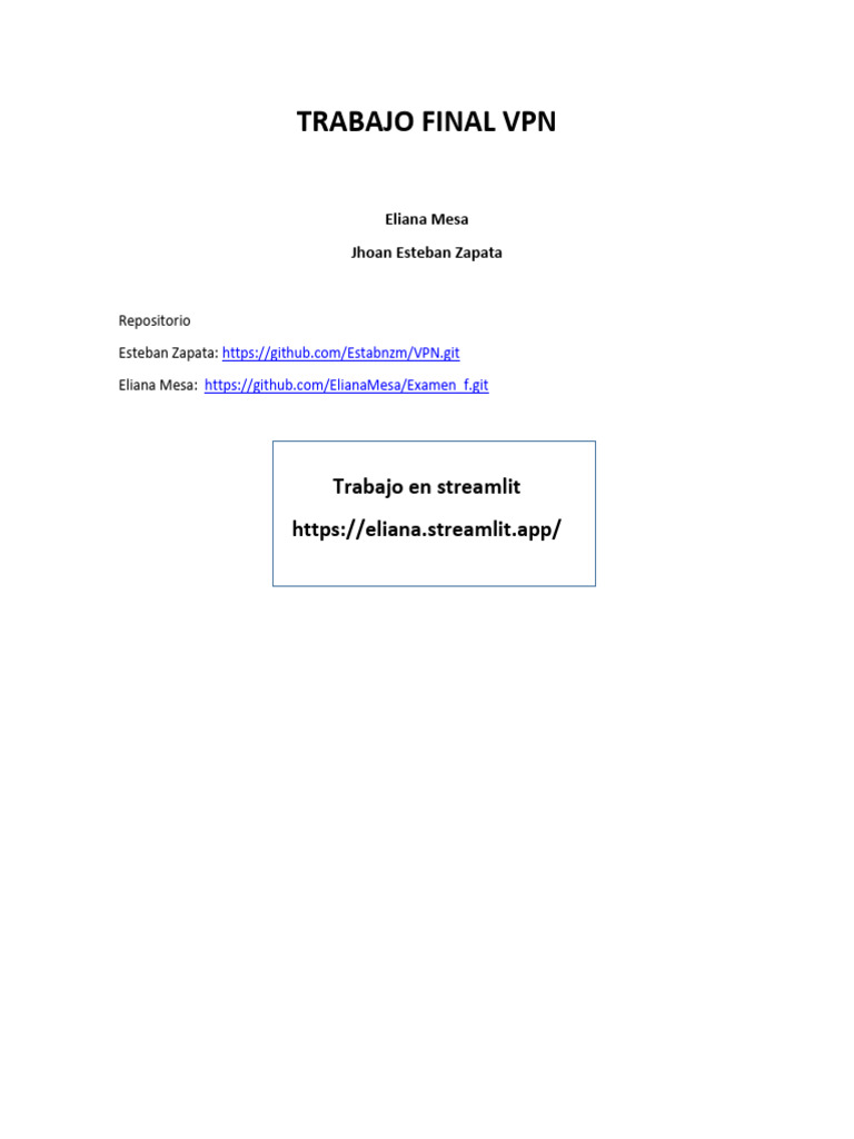 Trabajo Final VPN | PDF