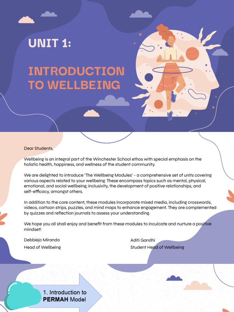 Wellbeing Modules Overview at Winchester | PDF | Well Being | Psychology