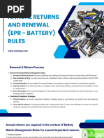 Battery Waste Management Rules 2022 | PDF | Waste | Waste Management