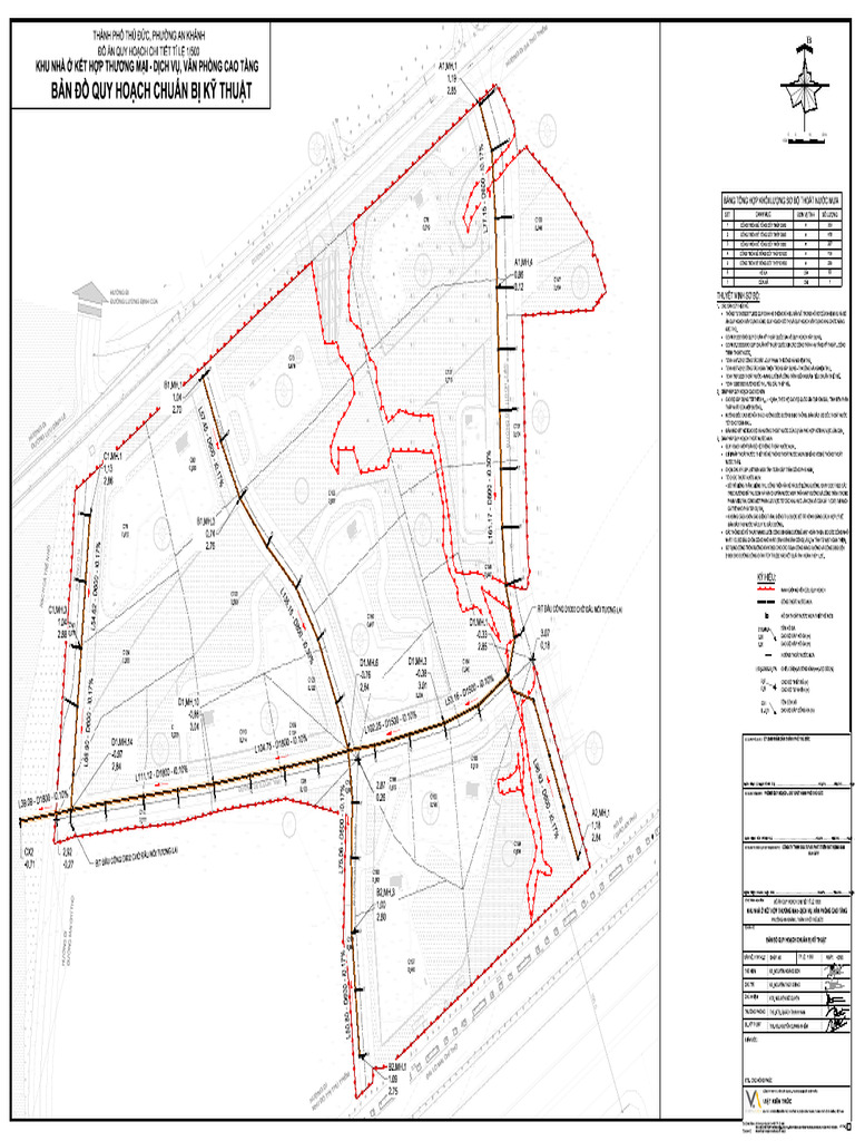 HTKT-2.2. Ban Do Quy Hoach Chuan Bi Ky Thuat - 250527 | PDF