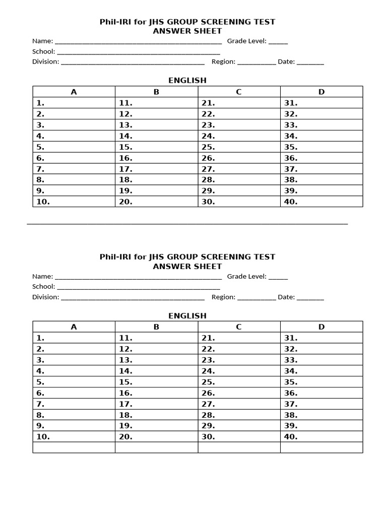 Answer Sheet and Answer Key GST | PDF | Natural Disasters | Storms
