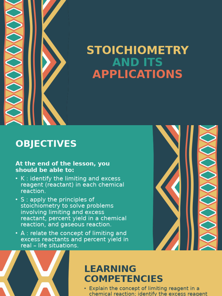 Module 7. Stoichiometry and Its Applications | PDF | Stoichiometry ...