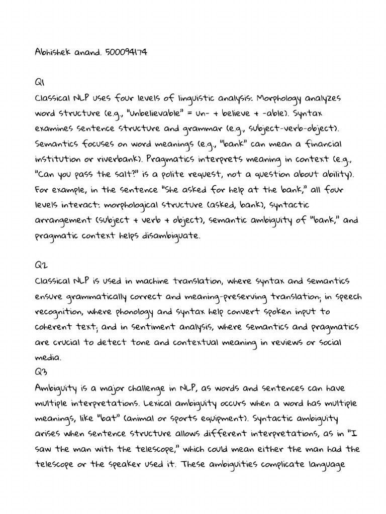 Abhishek NLP | PDF