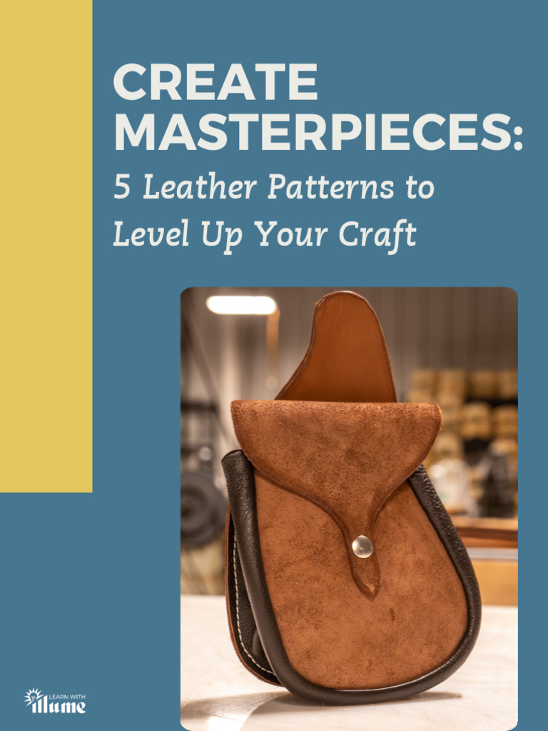 5 Free Leather Patterns | PDF | Cattle Products | Leather