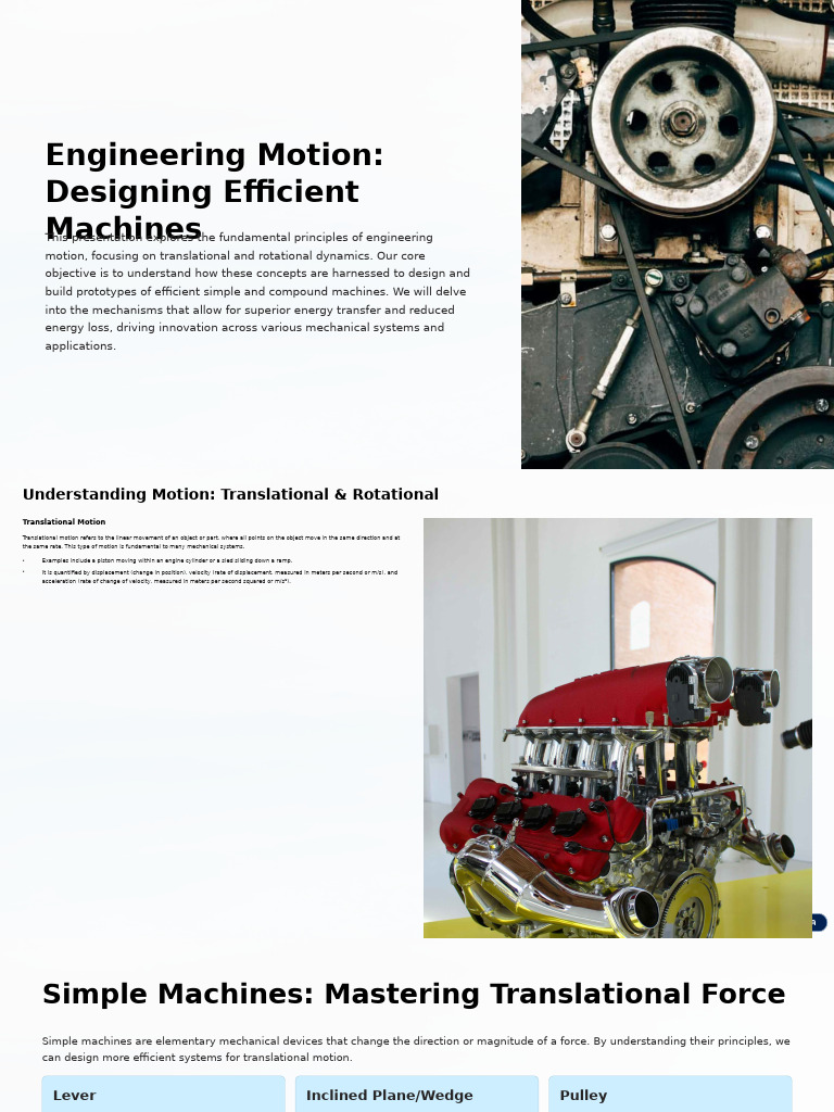Designing Efficient Compound Machines | PDF | Machines | Gear