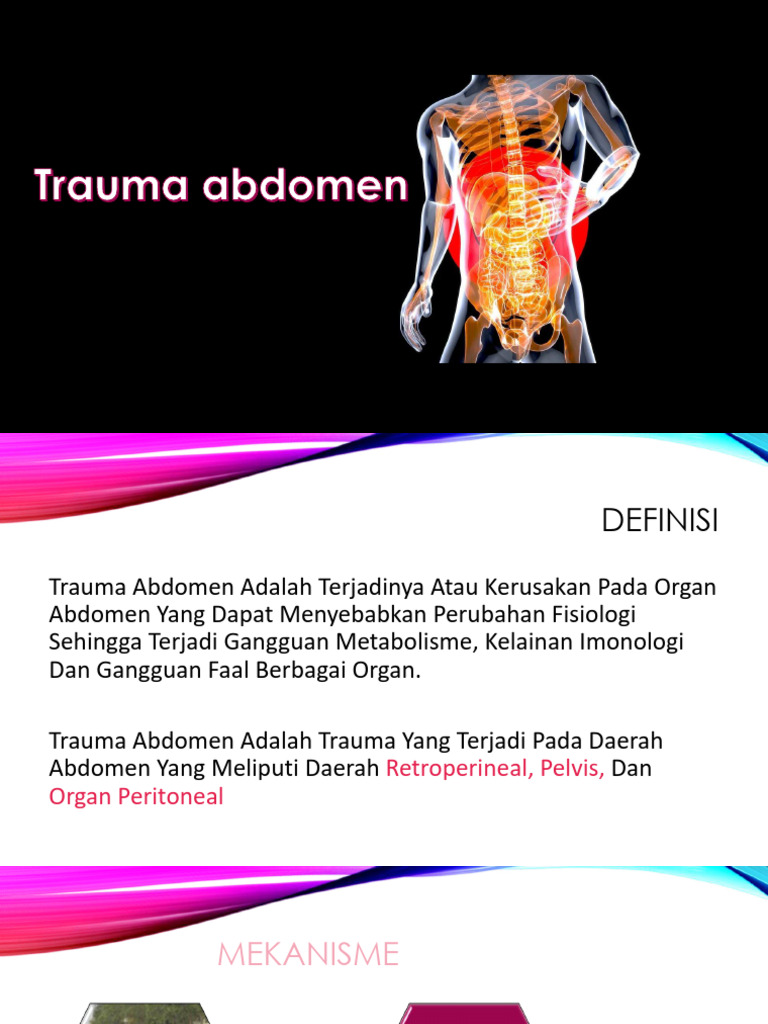 Definisi dan Jenis Trauma Abdomen | PDF