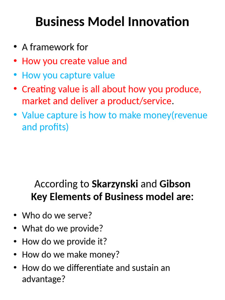 Business Model Innovation | PDF