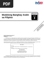 Q2 LE Filipino 8 Lesson 1 Week 1 | PDF