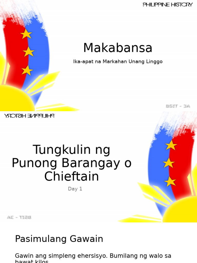 Makabansa Week 1 - 4th | PDF