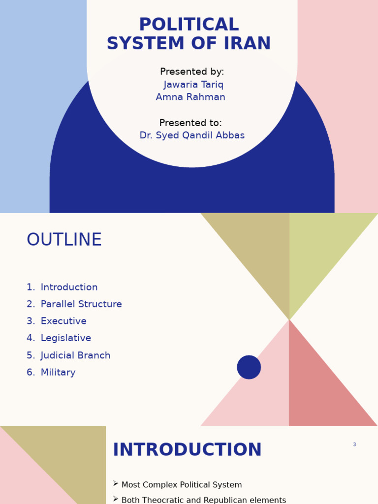 Iran's Political System Overview | PDF | Government | Government ...