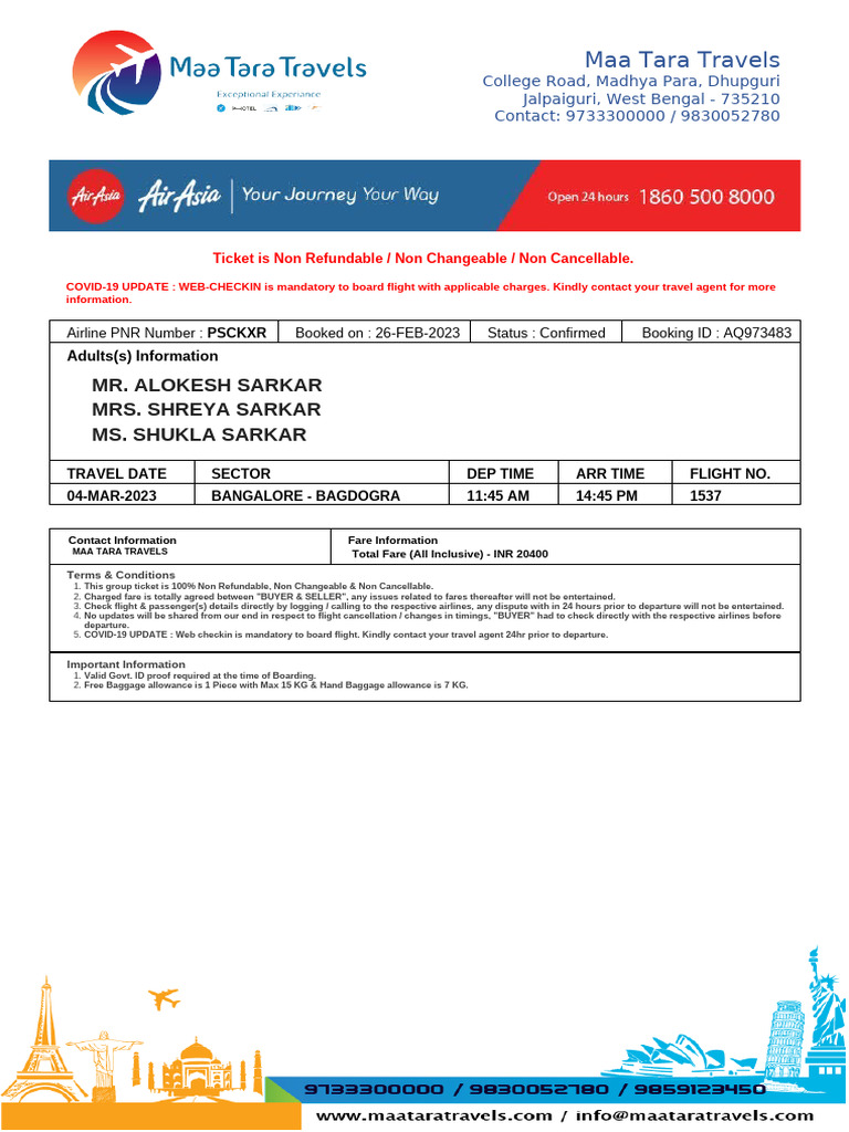 Alokesh Sarkar BLR Ixb 04.03.2023 | PDF