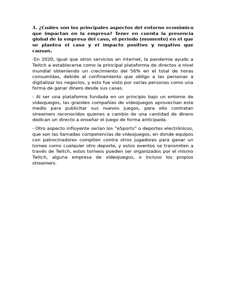 3 Principales Aspectos Economicos | PDF