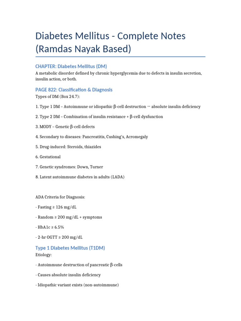 Diabetes Mellitus Pathology Overview | PDF | Diabetes | Disorders Of ...