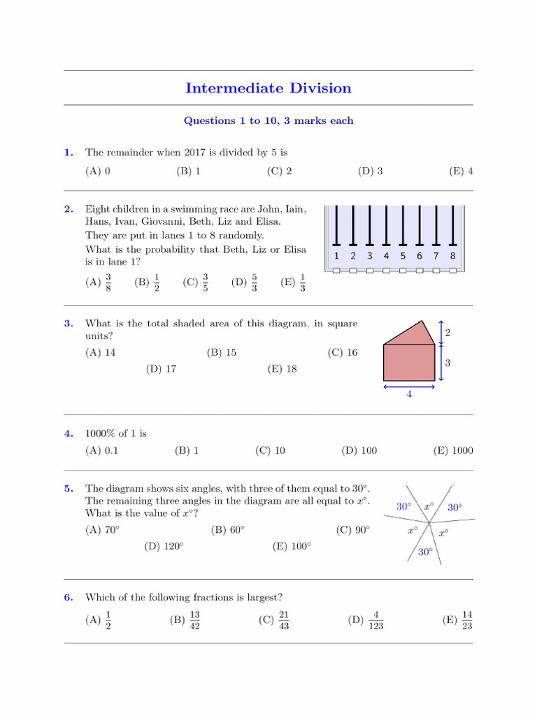 2017 AMC Intermediate | PDF