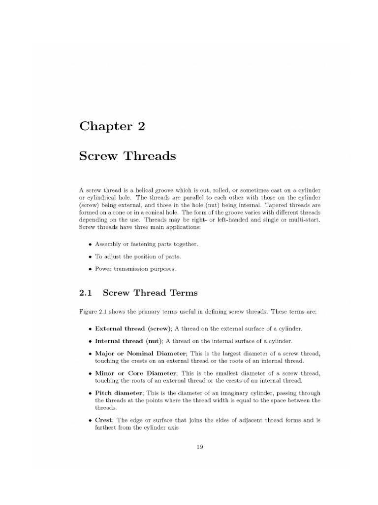 Screw Fasteners | PDF