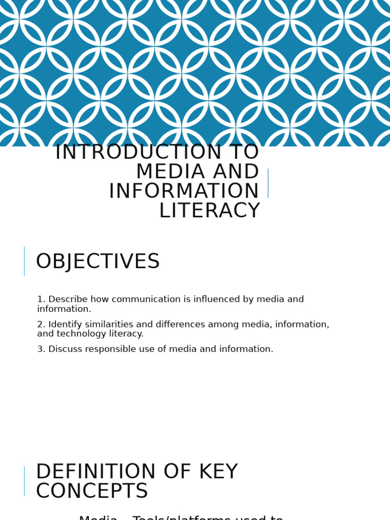 Media and Information Literacy Guide | PDF