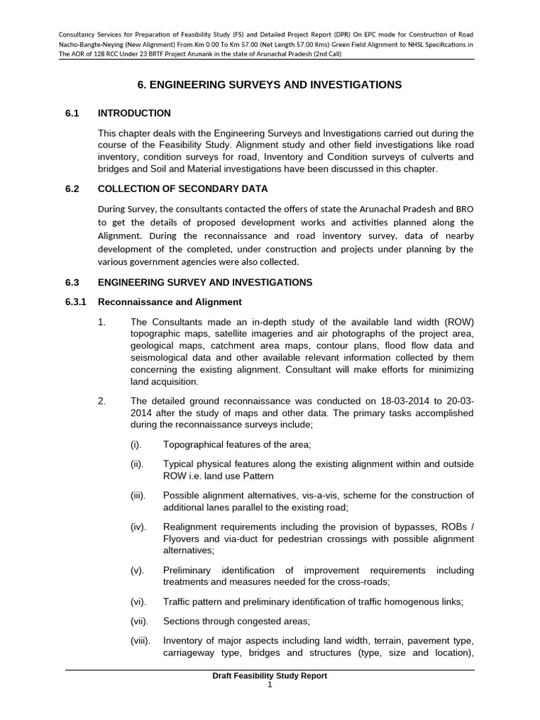 Engineering Surveys and Investigations | PDF | Topography | Lidar