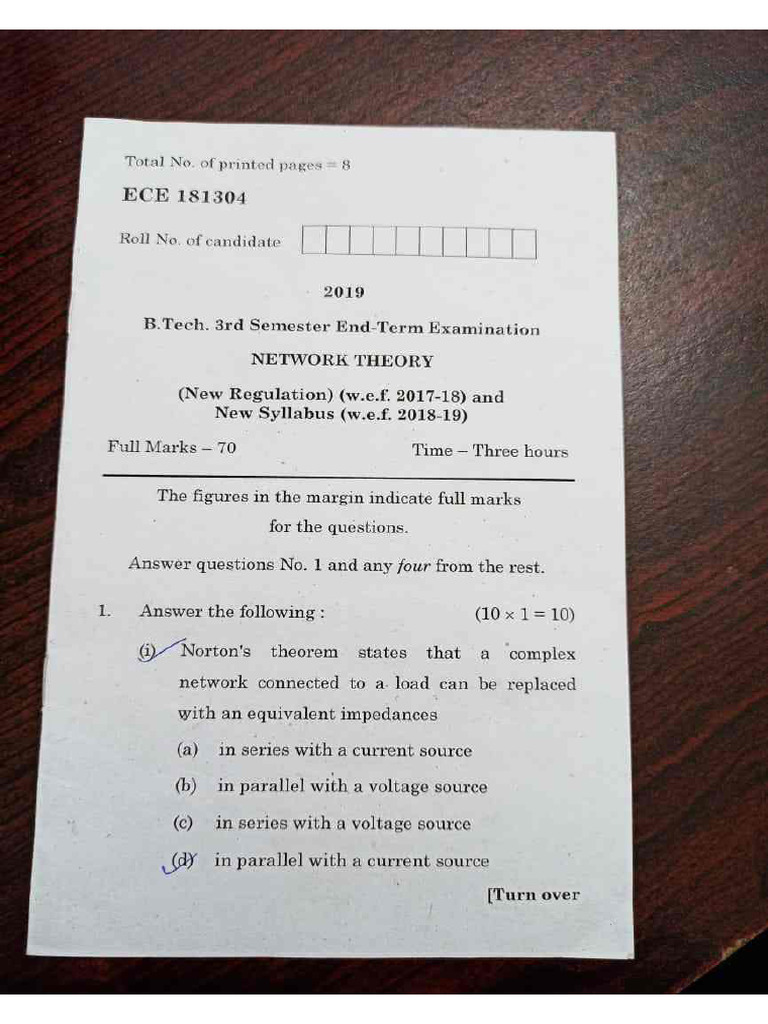 NT Previous Paper | PDF