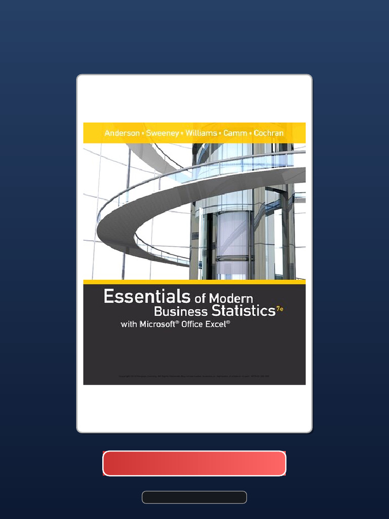 Get Test Bank for Essentias of Modern Busines Statistis With Microsoft ...