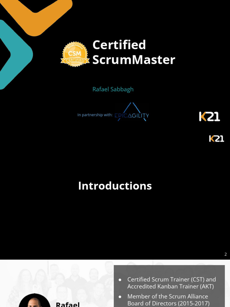 CSM Online Class Slides En-In | PDF | Scrum (Software Development ...