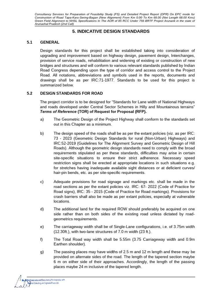 Indicative Design Standards | PDF | Transport Infrastructure | Civil ...