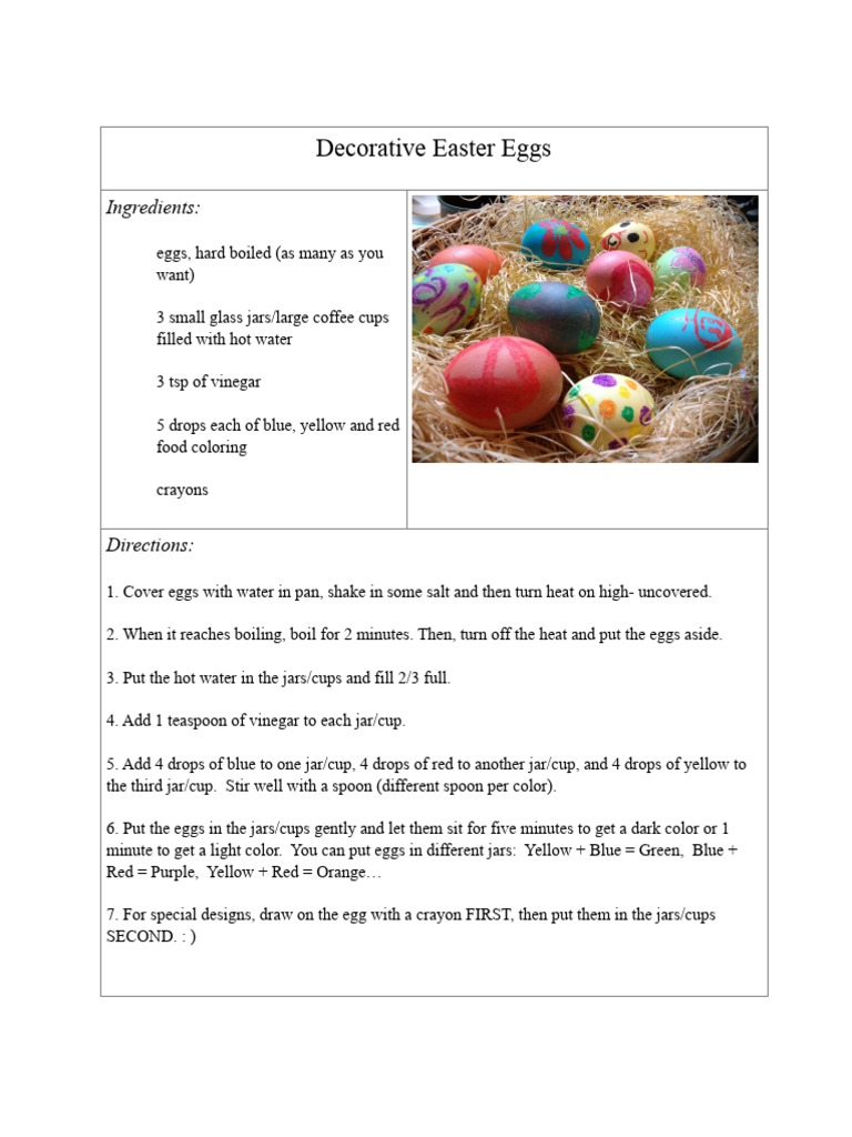 Easter Eggs | PDF
