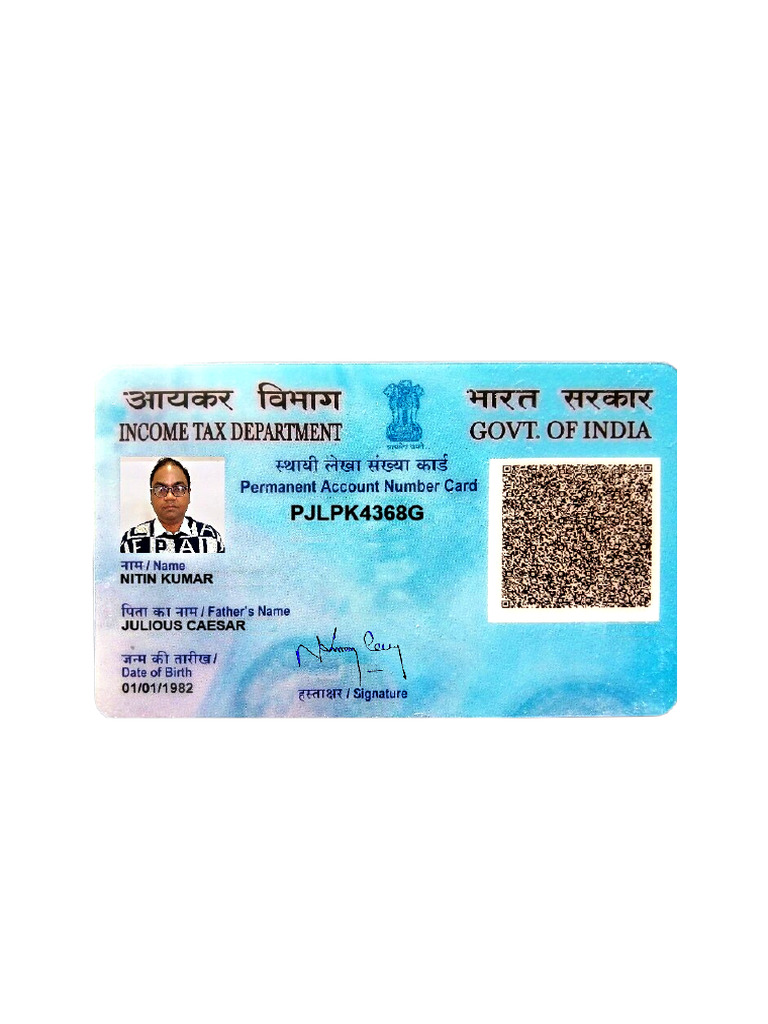 Nitin Kumar PAN | PDF