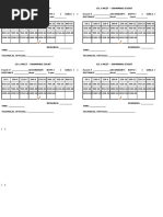 High School Swim Meet Scoring Sheet | PDF