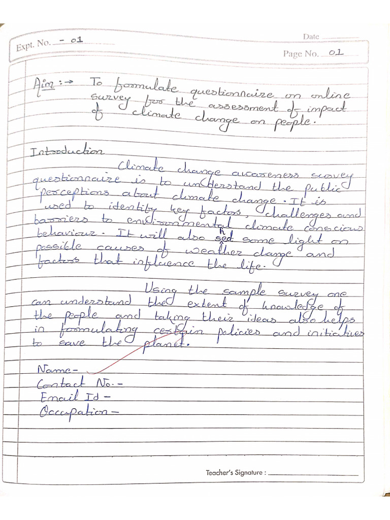 Complete EVS File. Karan Kishor | PDF