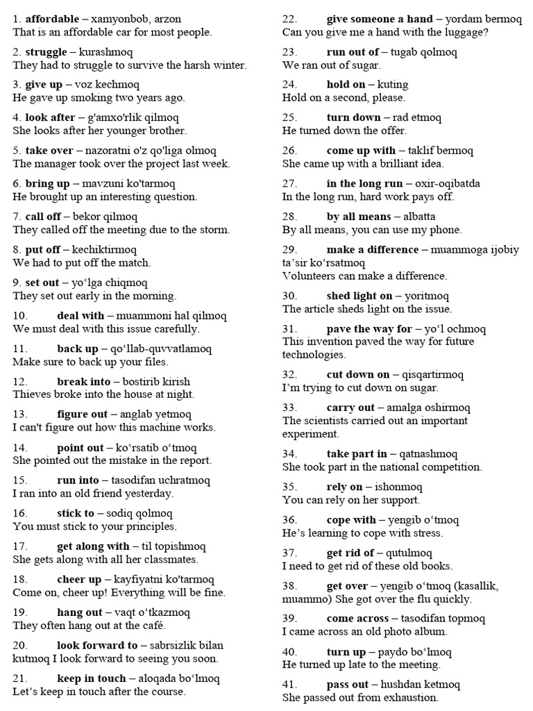 Grammarway 2 3 New Vocabs Collected B2-C1 Ready To Print | PDF