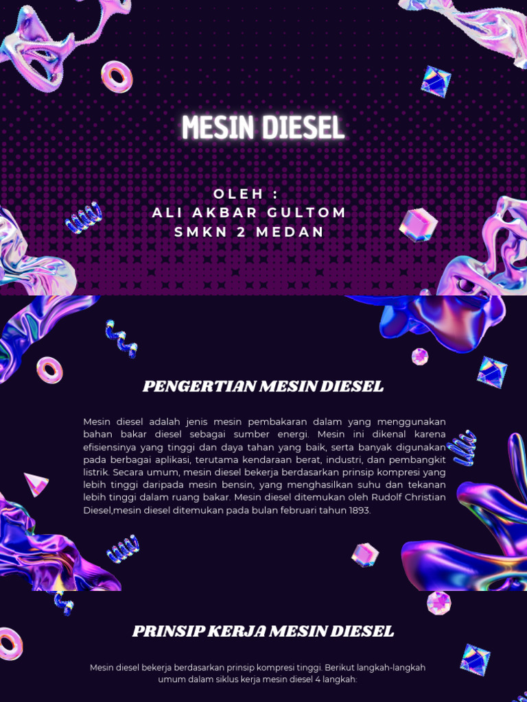 Mesin Diesel Ali Akbar Gultom | PDF