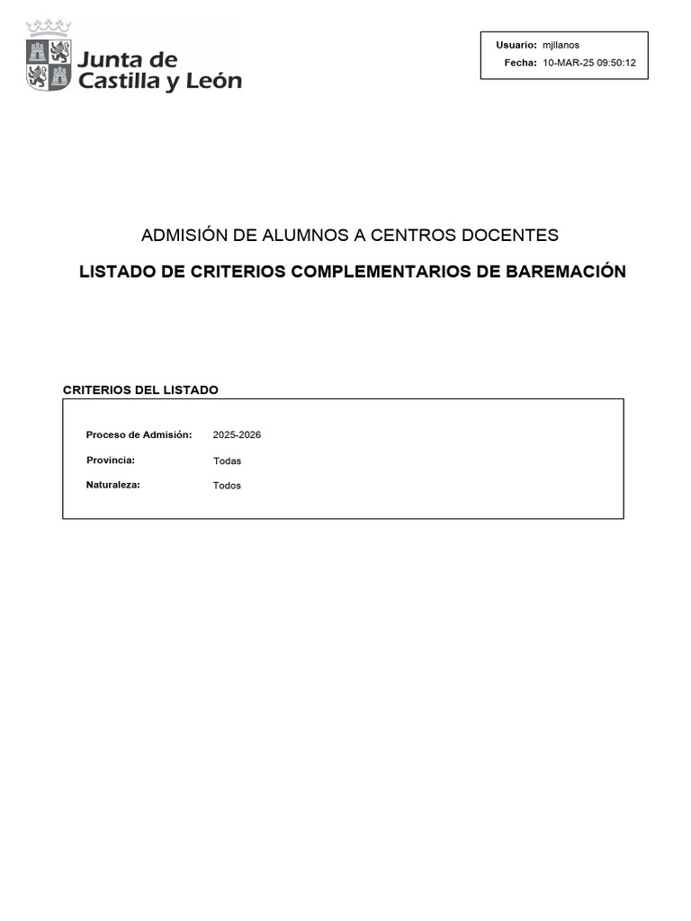 2025 Criterios Complementarios | PDF | Cuidado de los niños | Educación primaria