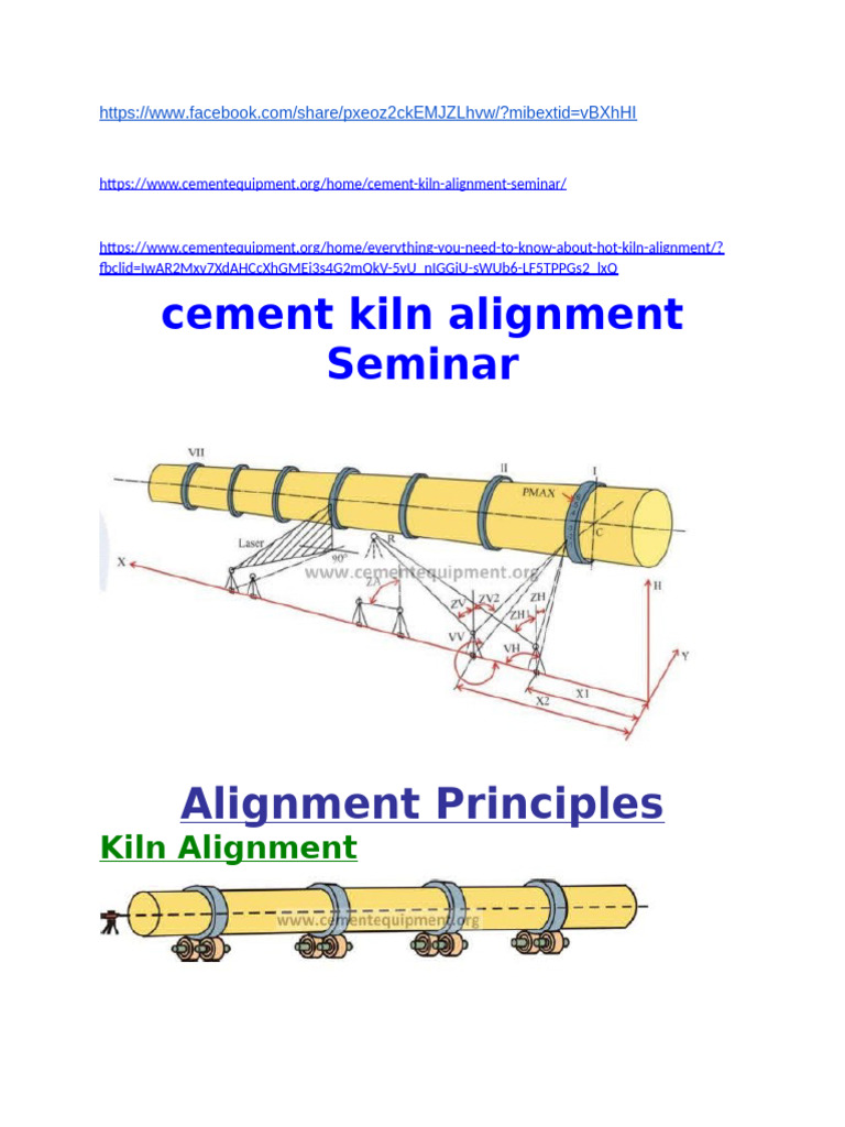 Hot Kiln Alignment | PDF | Surveying