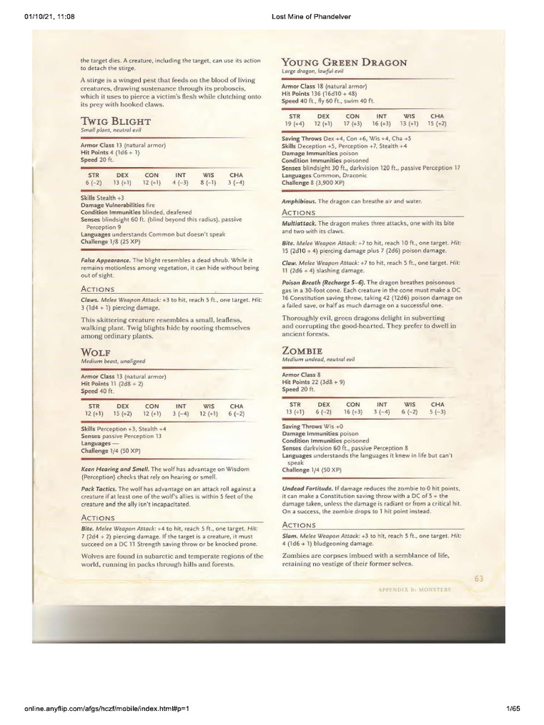 Lost Mines of Phandalin | PDF