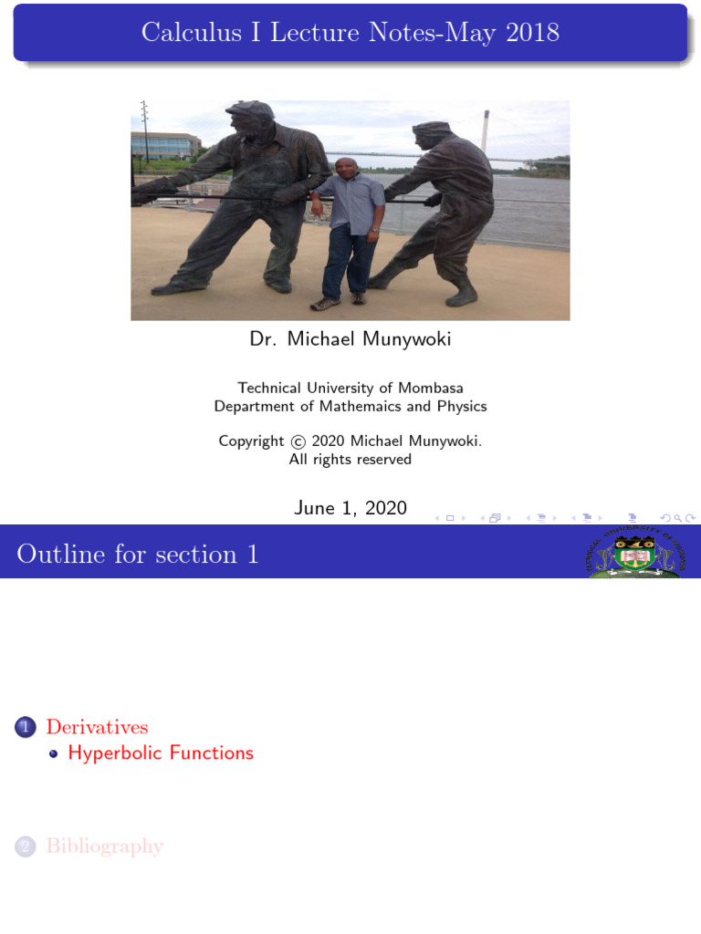 Hyperbolic Functions - Lecture Notes | PDF | Trigonometric Functions ...