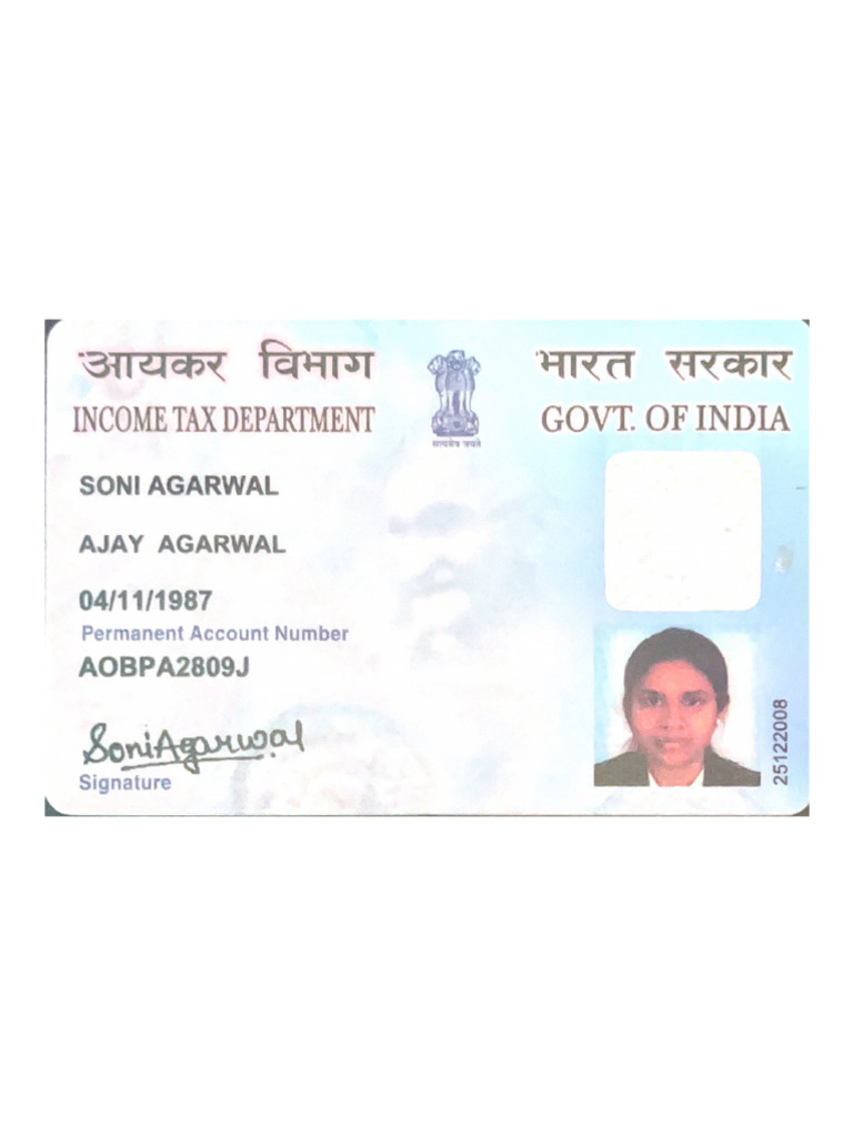 Soni's Pancard | PDF