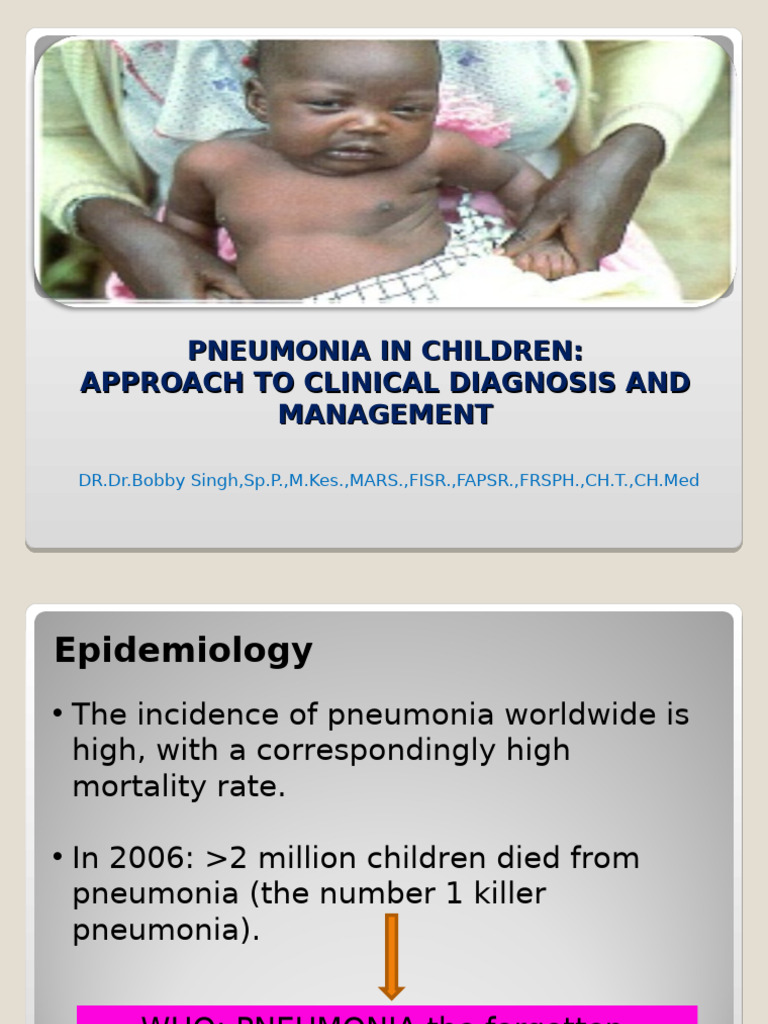 Pneumonia in Children | PDF | Pneumonia | Measles