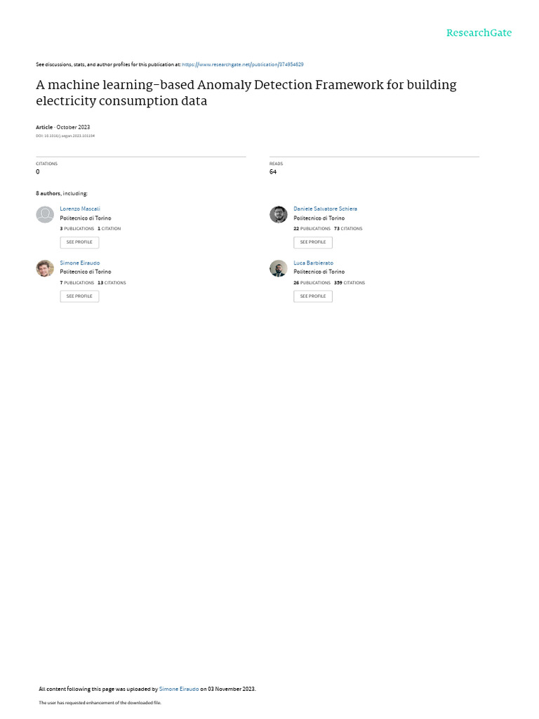 SEGAN Anomaly Detection Final | PDF | Machine Learning | Outlier