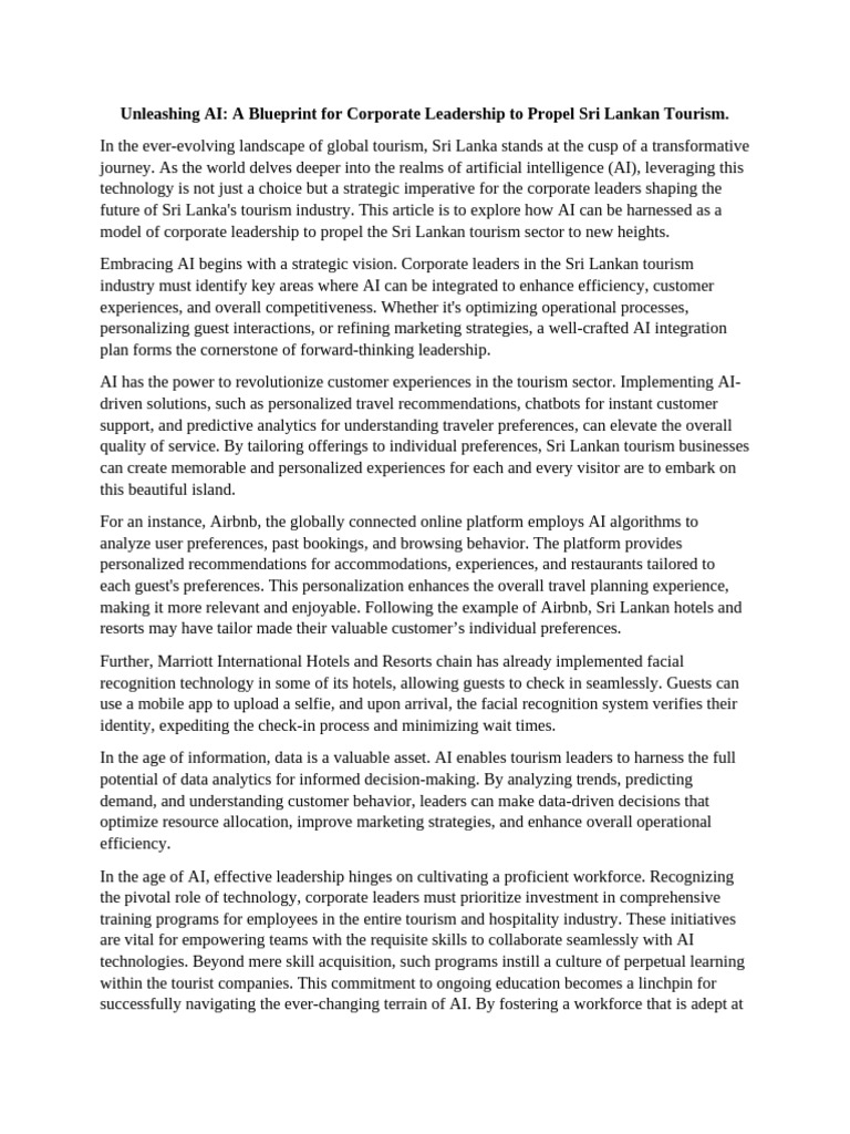 Corporate Leadership in The Age of AI LMD February 2024 | PDF | Artificial Intelligence ...