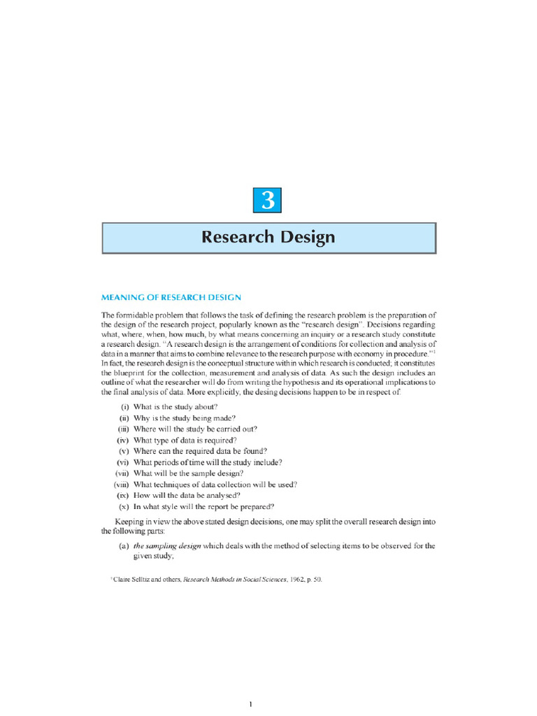 Research Design | PDF