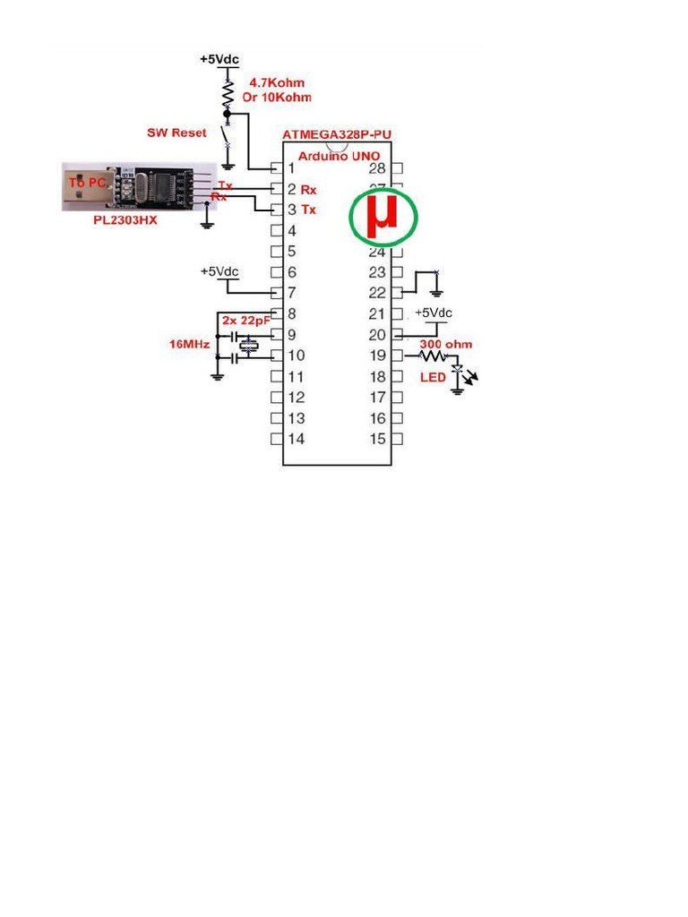 Atmega328p Pu Schema | PDF
