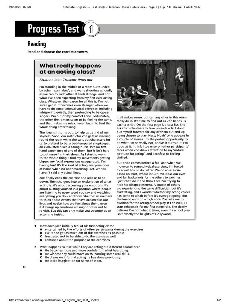 Ultimate English B2 Test Book - Hamilton House Publishers - Page 7 ...