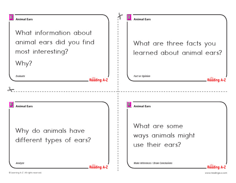 Types and Functions of Animal Ears | PDF