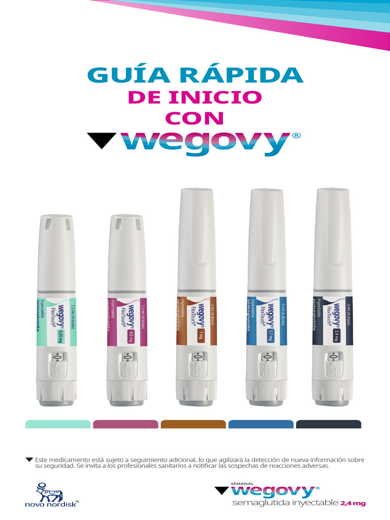 Guía Rápida Wegovy | PDF | Índice de masa corporal | Medicamentos con receta